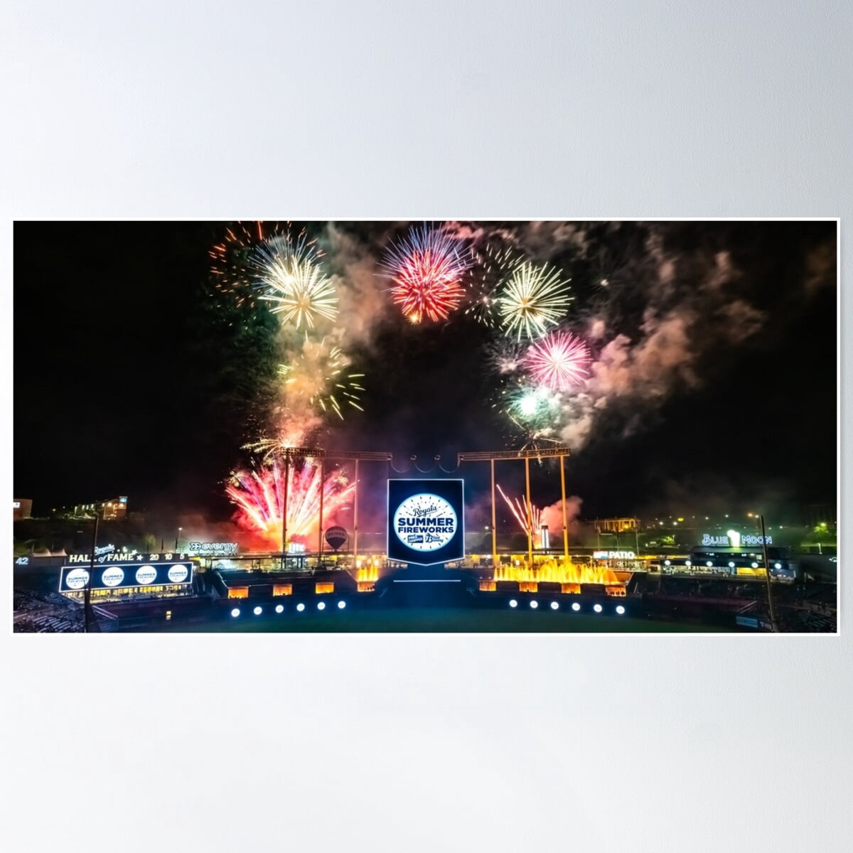 Royal Grand Finale Celebration At Kauffman Baseball Stadium - Panoramic ...