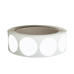 White Circle Stickers