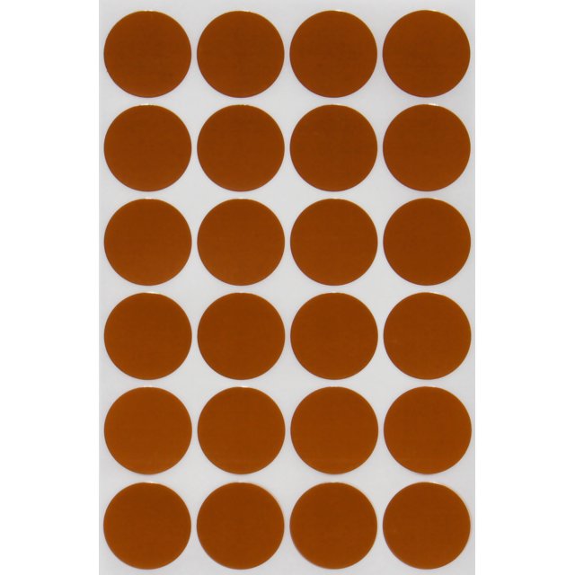 Royal Green 1 inch Color Coding Labels - Round Circle Stickers in Brown ...
