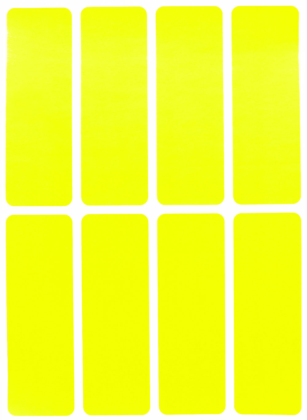 Royal Green 1x3 inch (75mm x 25mm) Labels Stickers Rectangular Colored ...