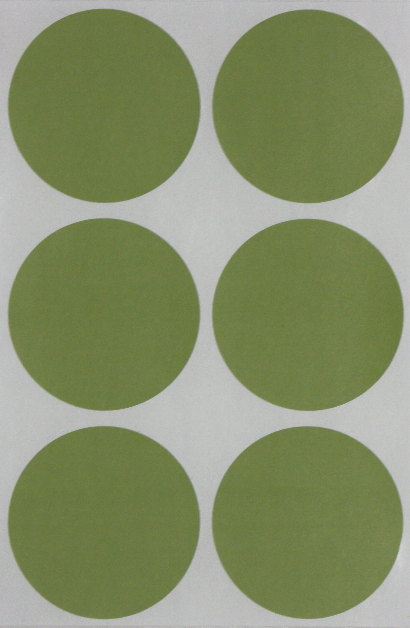 Royal Green 2" inch Olive Sticker 50mm Dot Labels for Multi-Purpose for ...