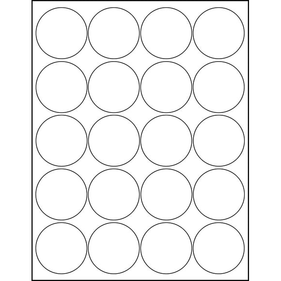 Round Sticker Template