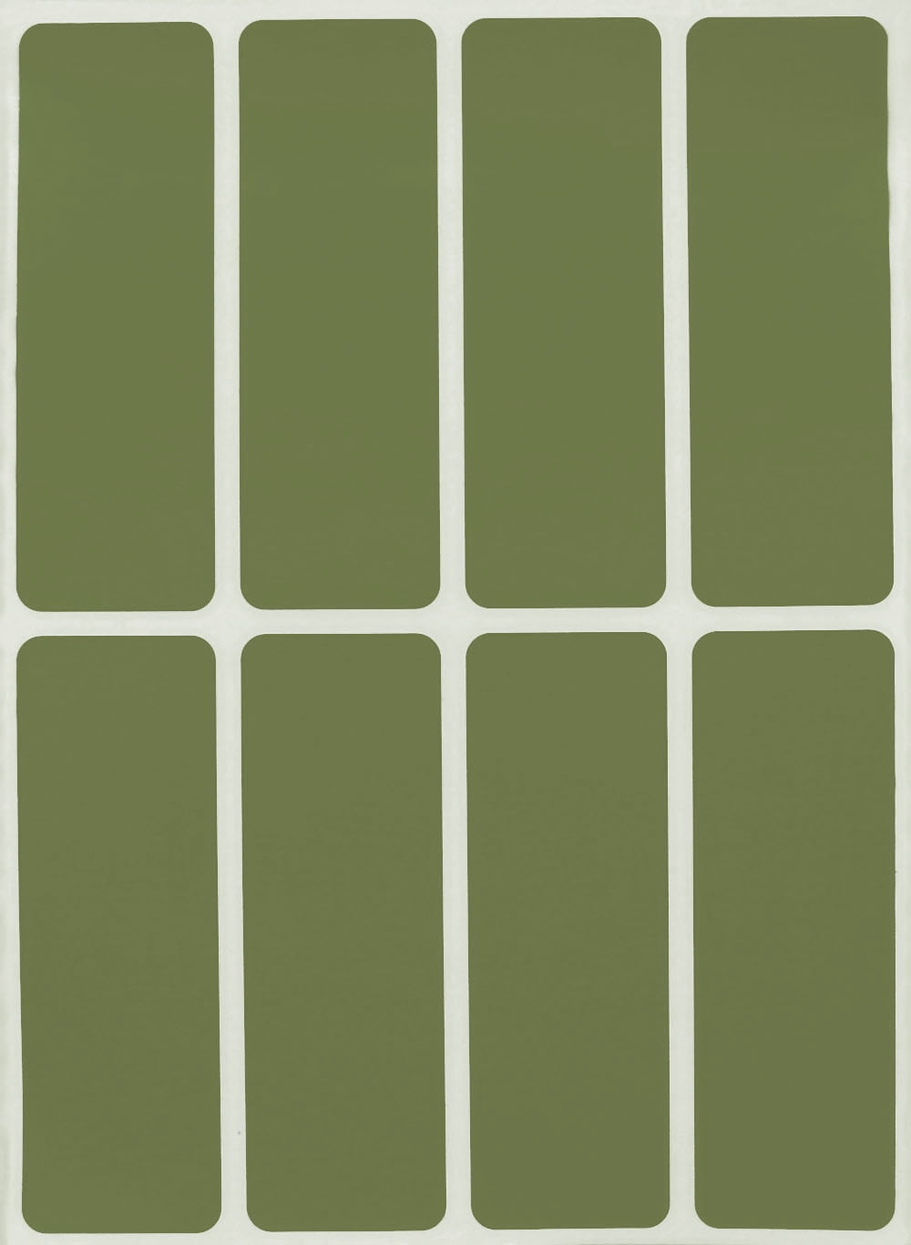 Royal Green 3" x 1" Labels for File folders Olive Green Stickers - 120 ...