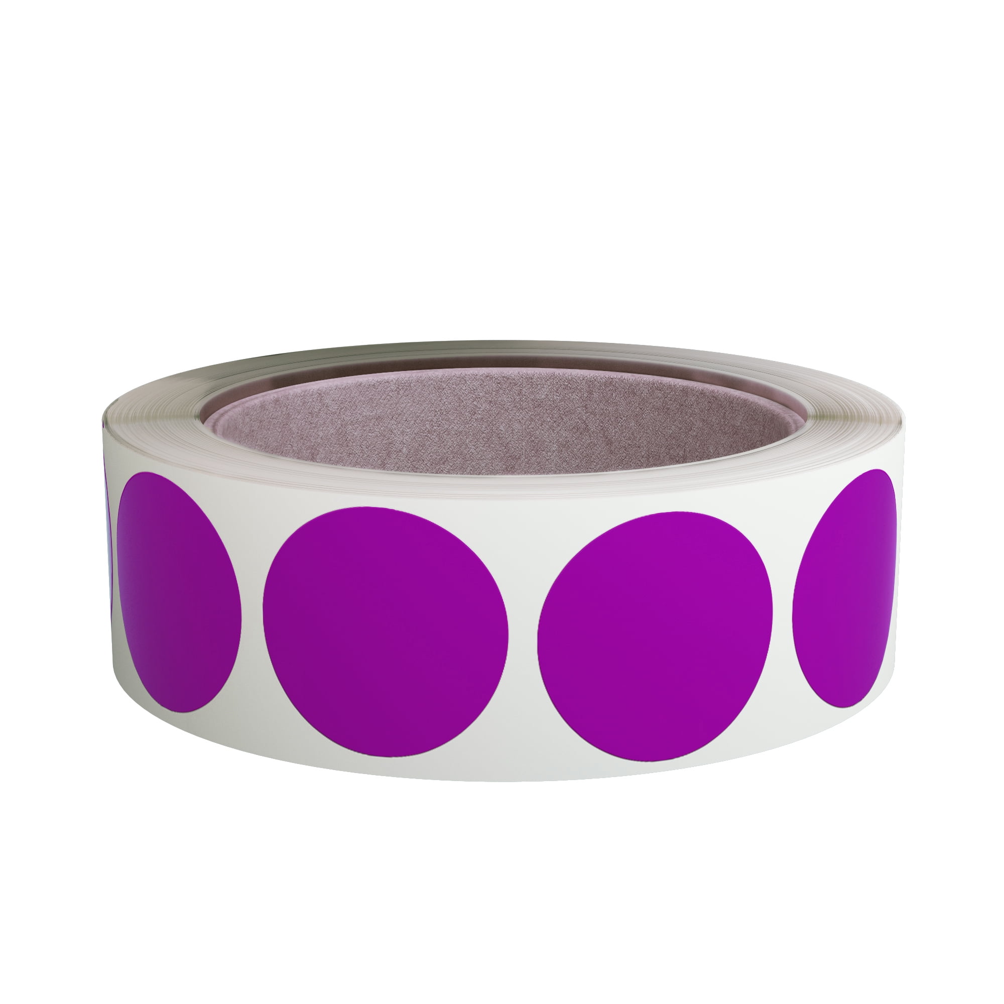 Royal Green 38mm Roll of Stickers Purple Dots for Labeling and ...