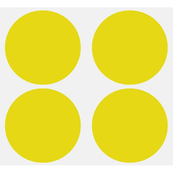 Royal Green 7.5CM (3 Inch) Color-Coding Self Adhesive Labels Round Dot ...