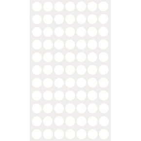 White Circle Stickers