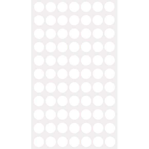 White Circle Stickers
