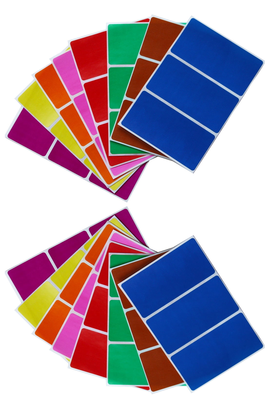 Royal Green Blank Inventory Labels Stickers 4x2 inches Rectangle Label ...