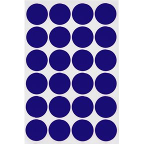 Royal Green Small Dot Stickers ¼” inch 8mm ( 5/16) Color Coding Labels ...