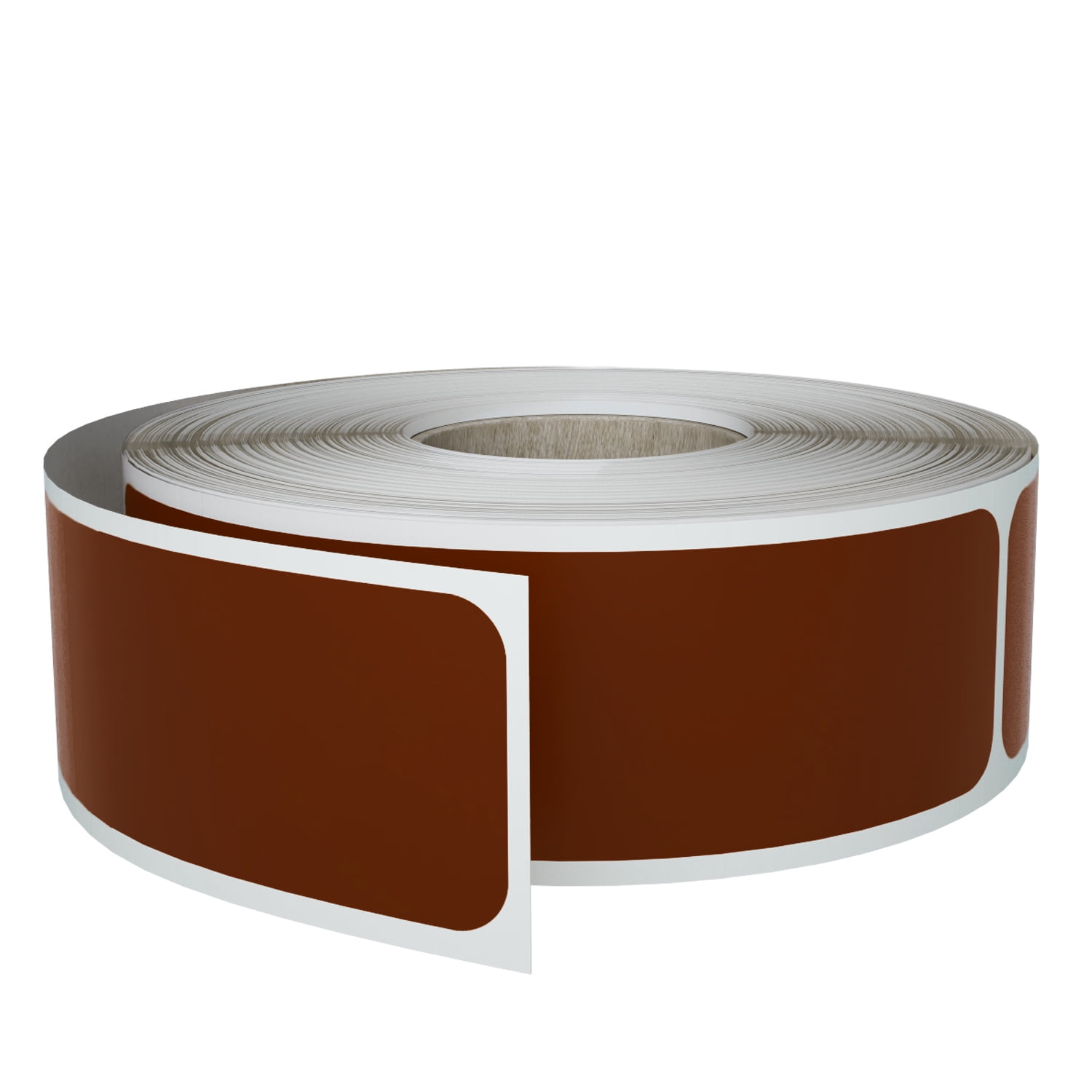 Royal Green Blank Stickers Self Adhesive 3x1 inch (7.5cm x 2.5cm) Brown ...