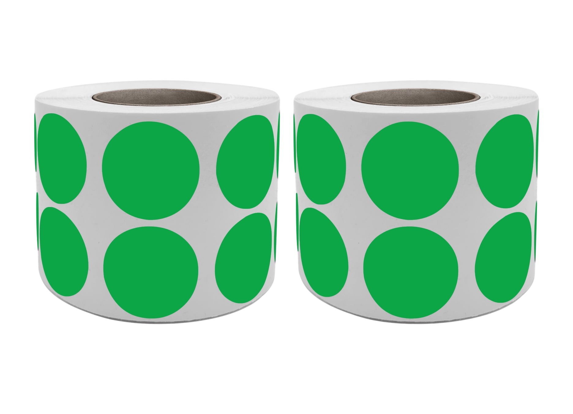 Royal Green Color-Coding Dot Stickers 3/4" Plain Sticker Roll Labels in ...