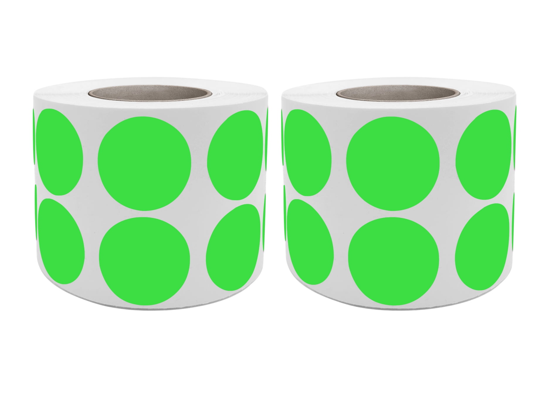 Royal Green Color-Coding Dot Stickers 3/4" Plain Sticker Roll Labels in ...