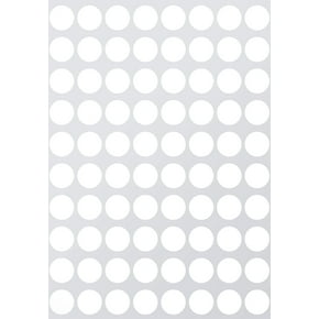 White Circle Stickers