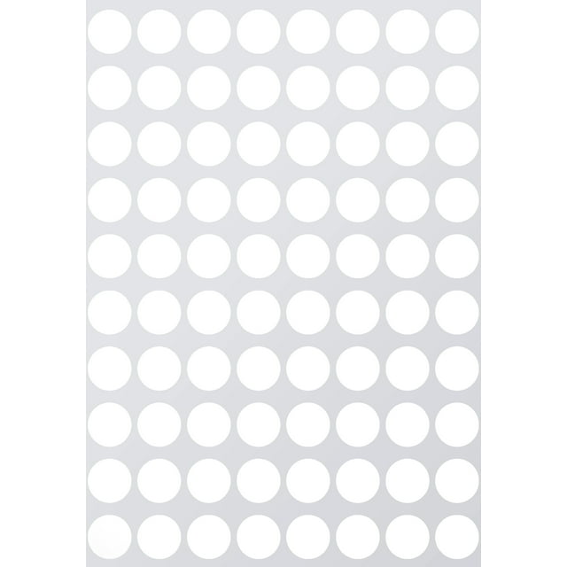 Royal Green Color-Coding Labels 1/2 inch (13mm) White Dot Stickers ...