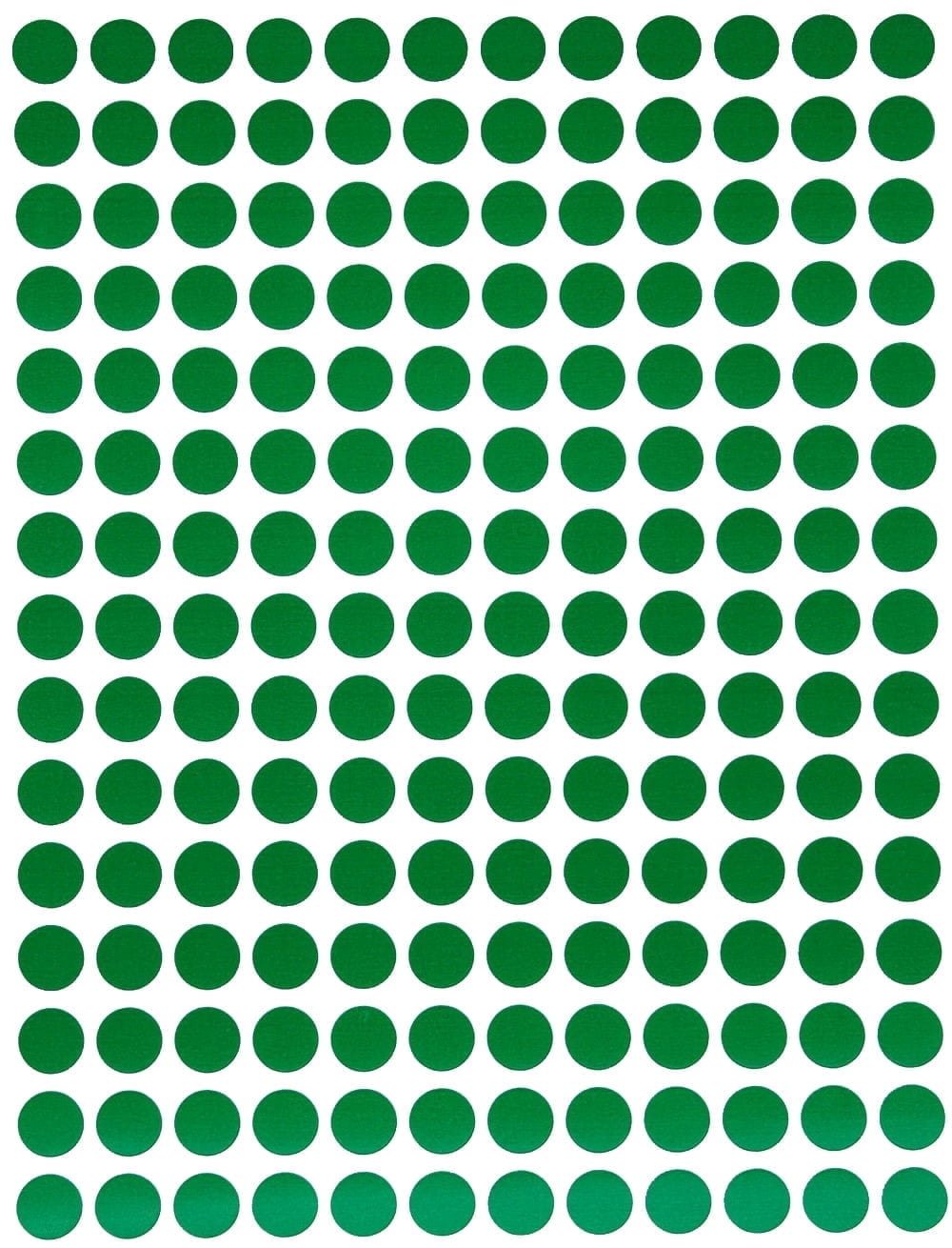 Royal Green Color Coding Labels 1/4 inch 8mm (5/16) Dot Stickers in ...