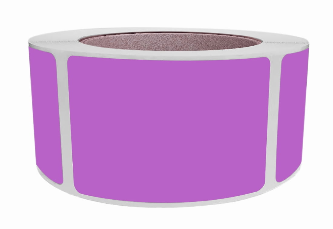 Royal Green Color Coding Labels 3x2 inch (75mm x 50mm) Pastel Purple ...