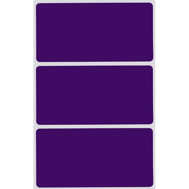 Royal Green Color-Coding Labels 4x2 inch Rectangular Label Stickers in ...