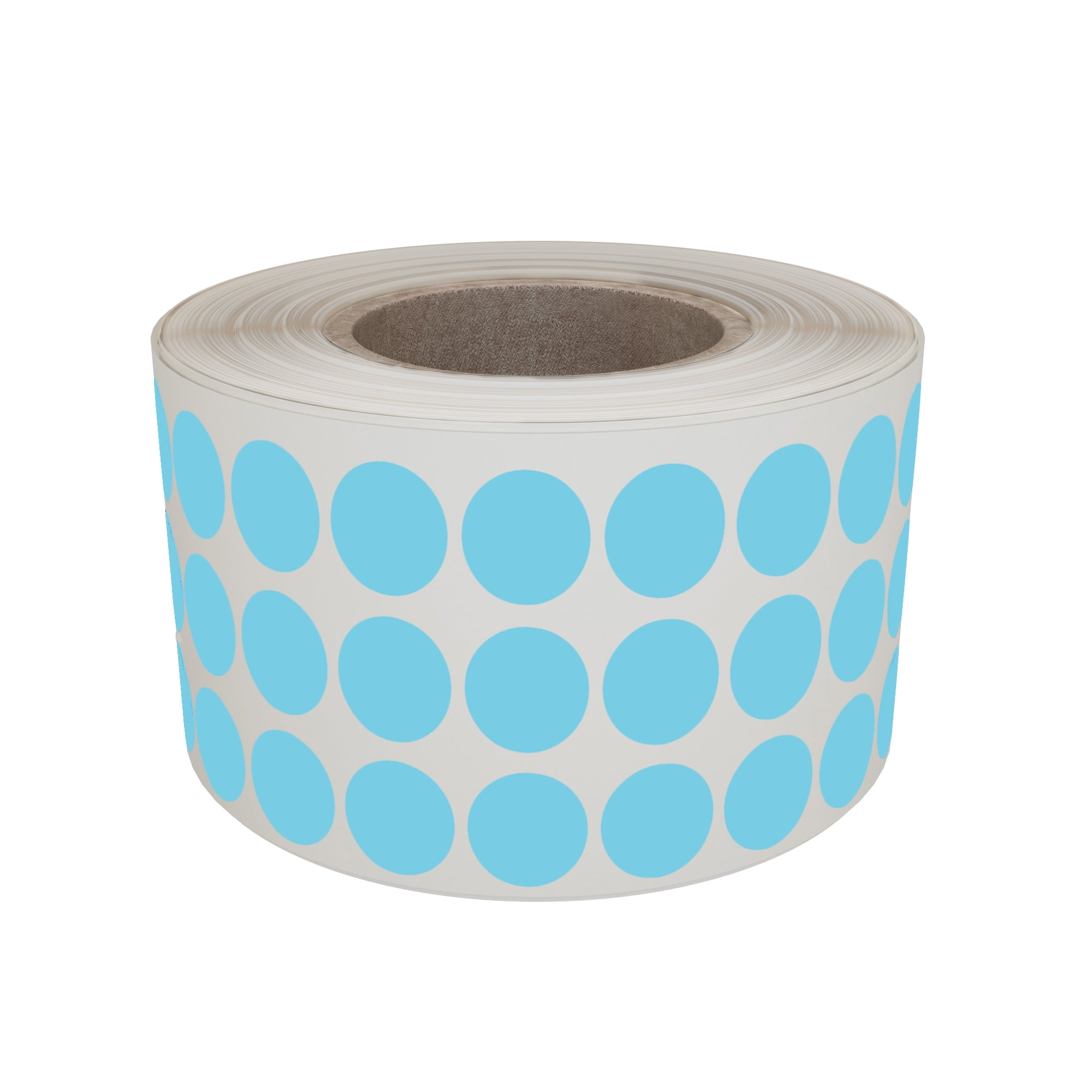 Royal Green Color-Coding Labels 8mm Light Blue Circle Sticker Roll 1/4 ...