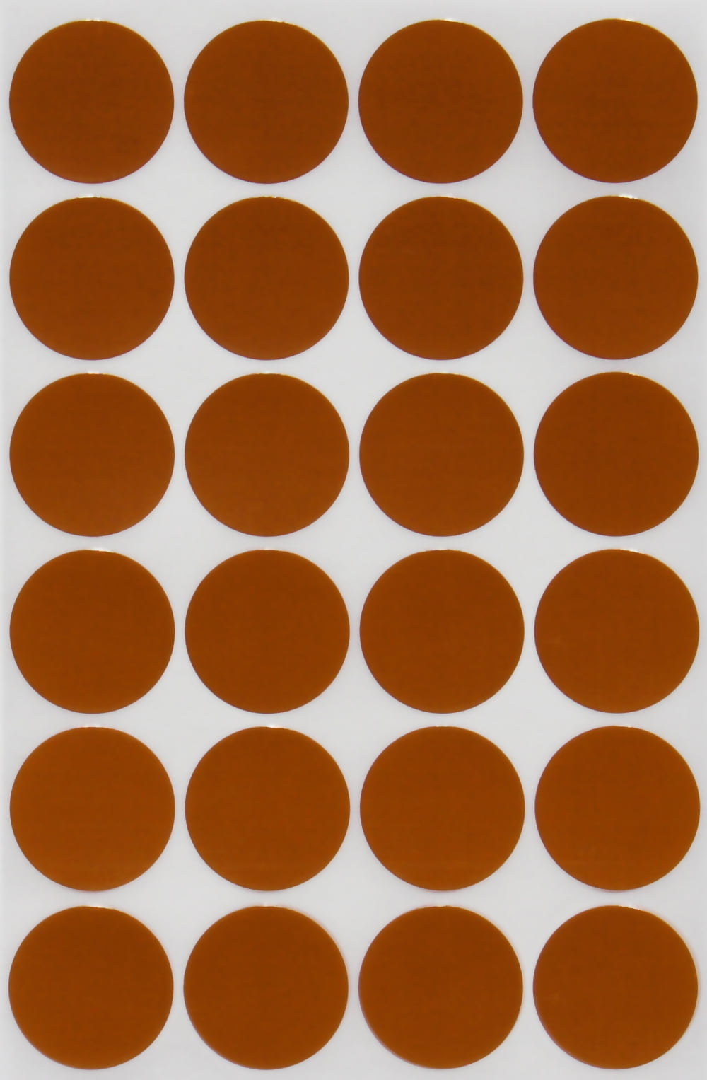 Royal Green Color Coding Labels Dot Sticker - Round Stickers Brown 25mm ...