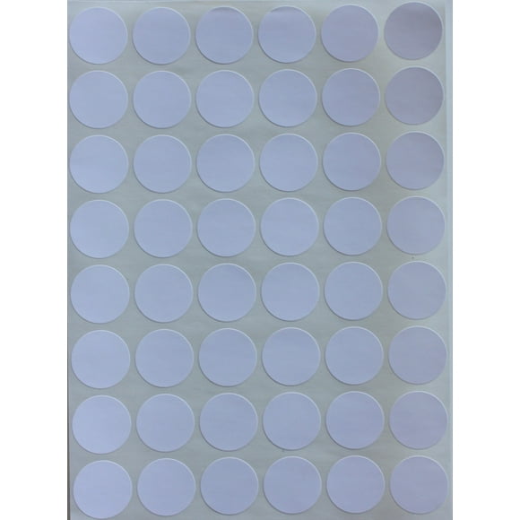 White Circle Stickers