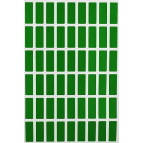 Royal Green Colored Label Sticker Rectangle, 13 Colors, 1 x 3 inch ...