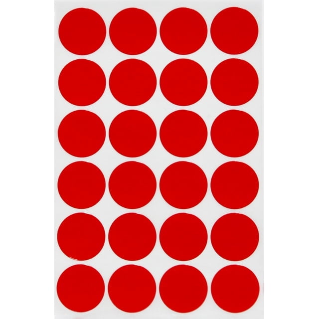 Royal Green Colorful Round Office Supplies - Solid Red Color Coding ...