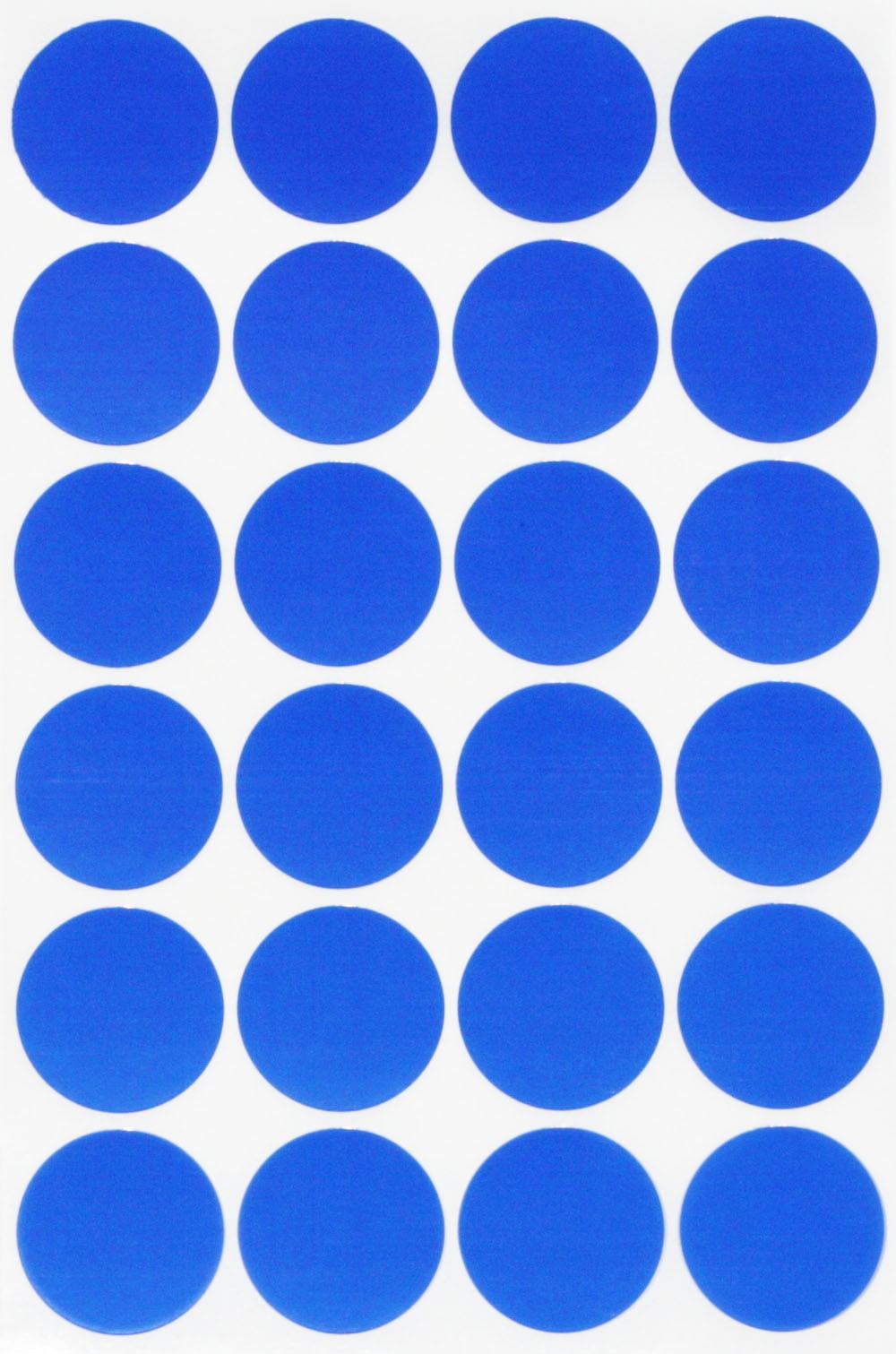 Royal Green Dot Sticker Color Coding Labels - Blue Round Circle ...