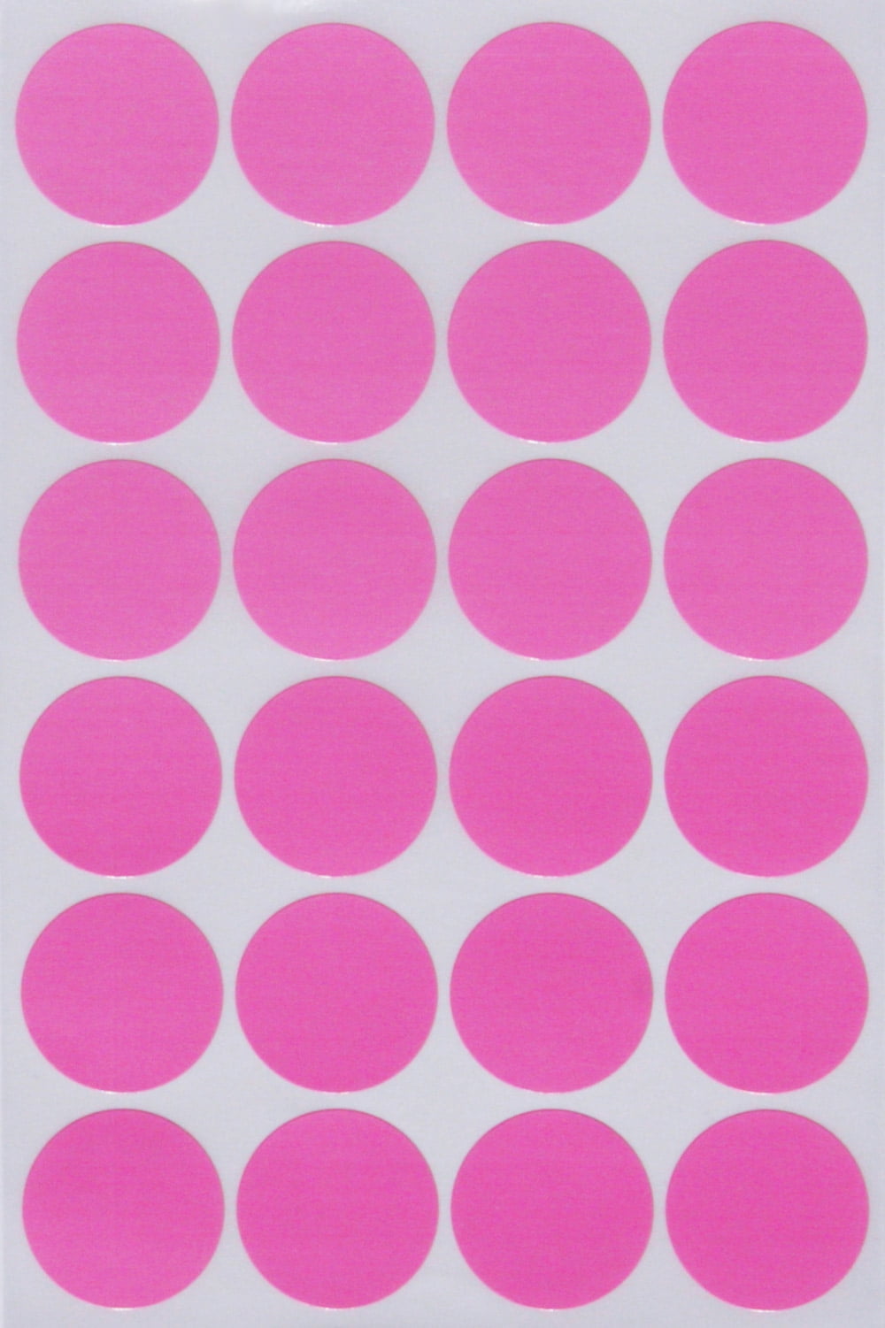 Royal Green Dot Sticker Color Coding Labels - Pink Round Circle ...