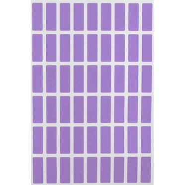 Royal Green Writable Rectangular Labels 3 x 1 inch Pastel Purple ...