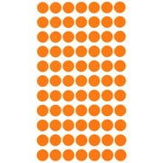 Round Orange Stickers