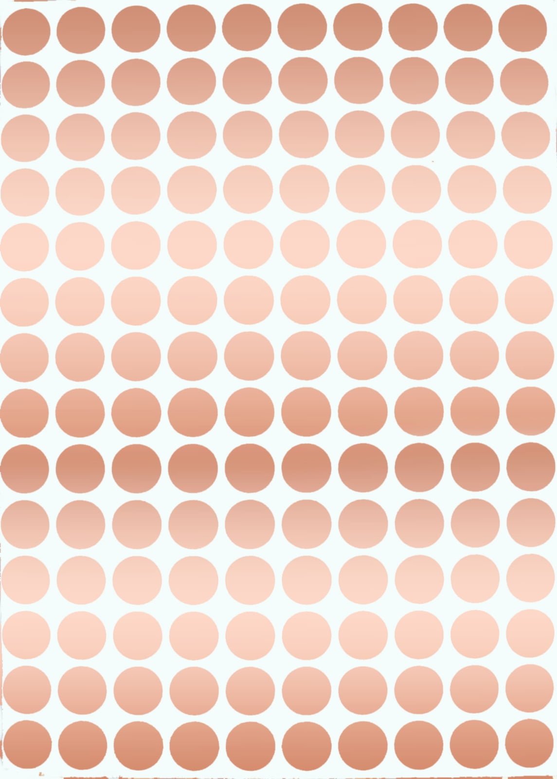Royal Green Metallic Foil Stickers 3/8" (0.375) inches Rose Gold Dot ...