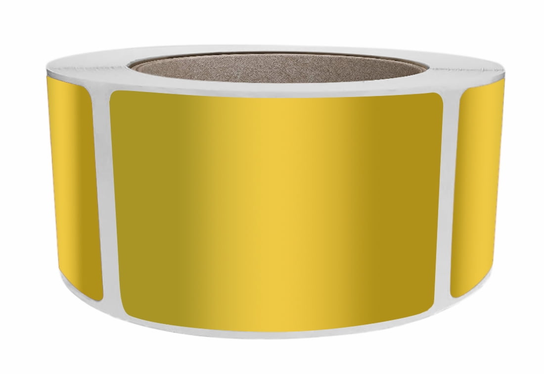 Royal Green Metallic Labels Sticker 3x2 inch (76mm x 51mm) Rectangle ...