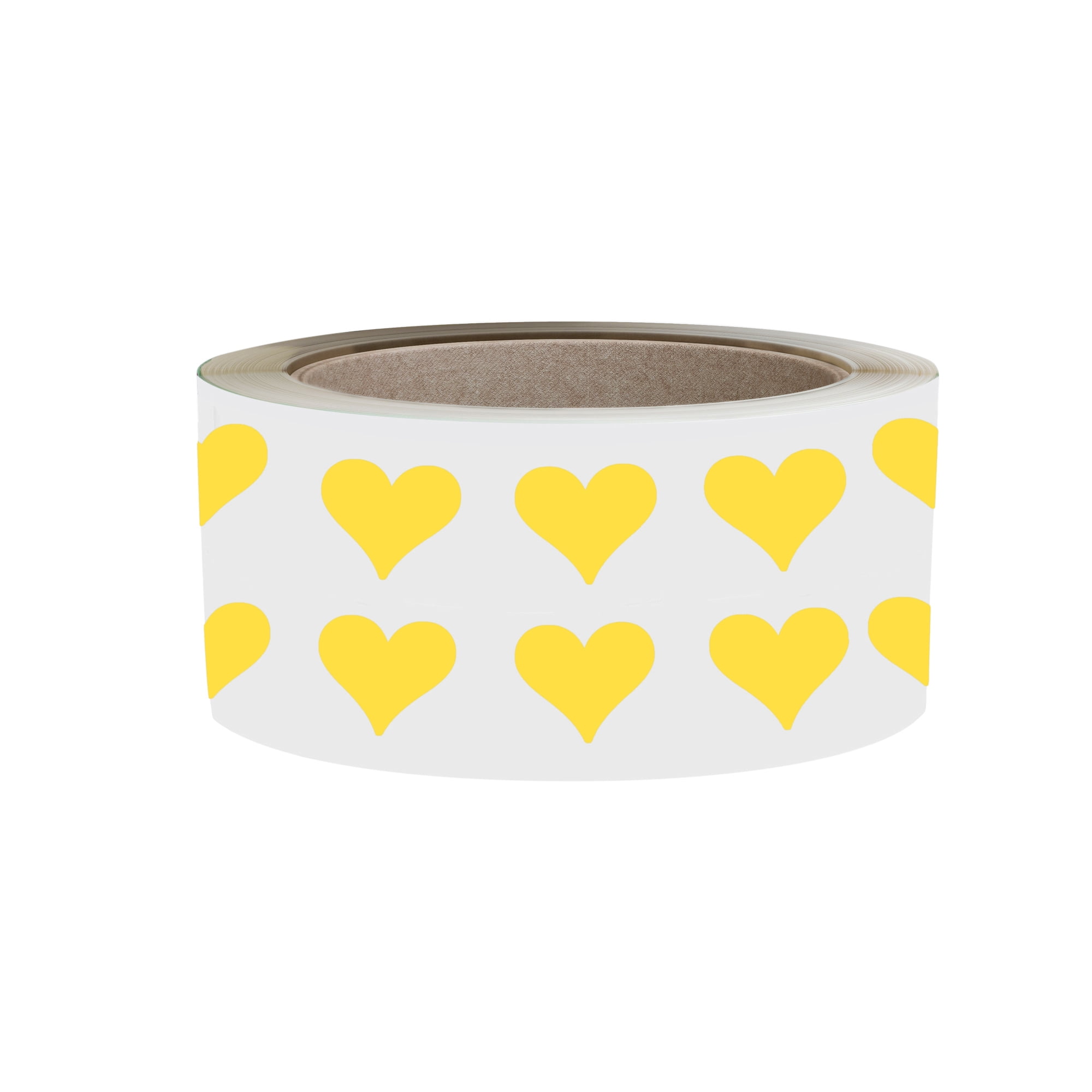 Royal Green Mini Heart Sticker Roll for Gift Packaging, and Party ...