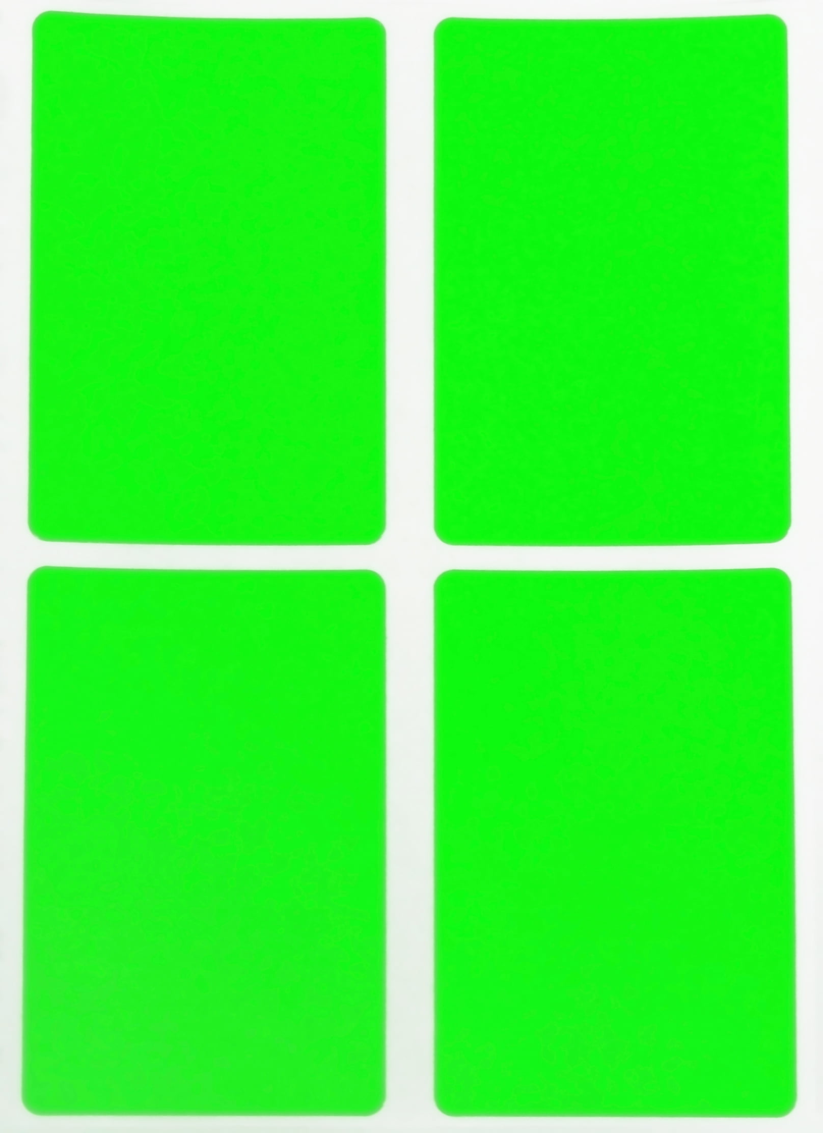 Royal Green Moving Sticker 3x2 inches (7.5 cm x 5 cm) - Rectangle Neon ...