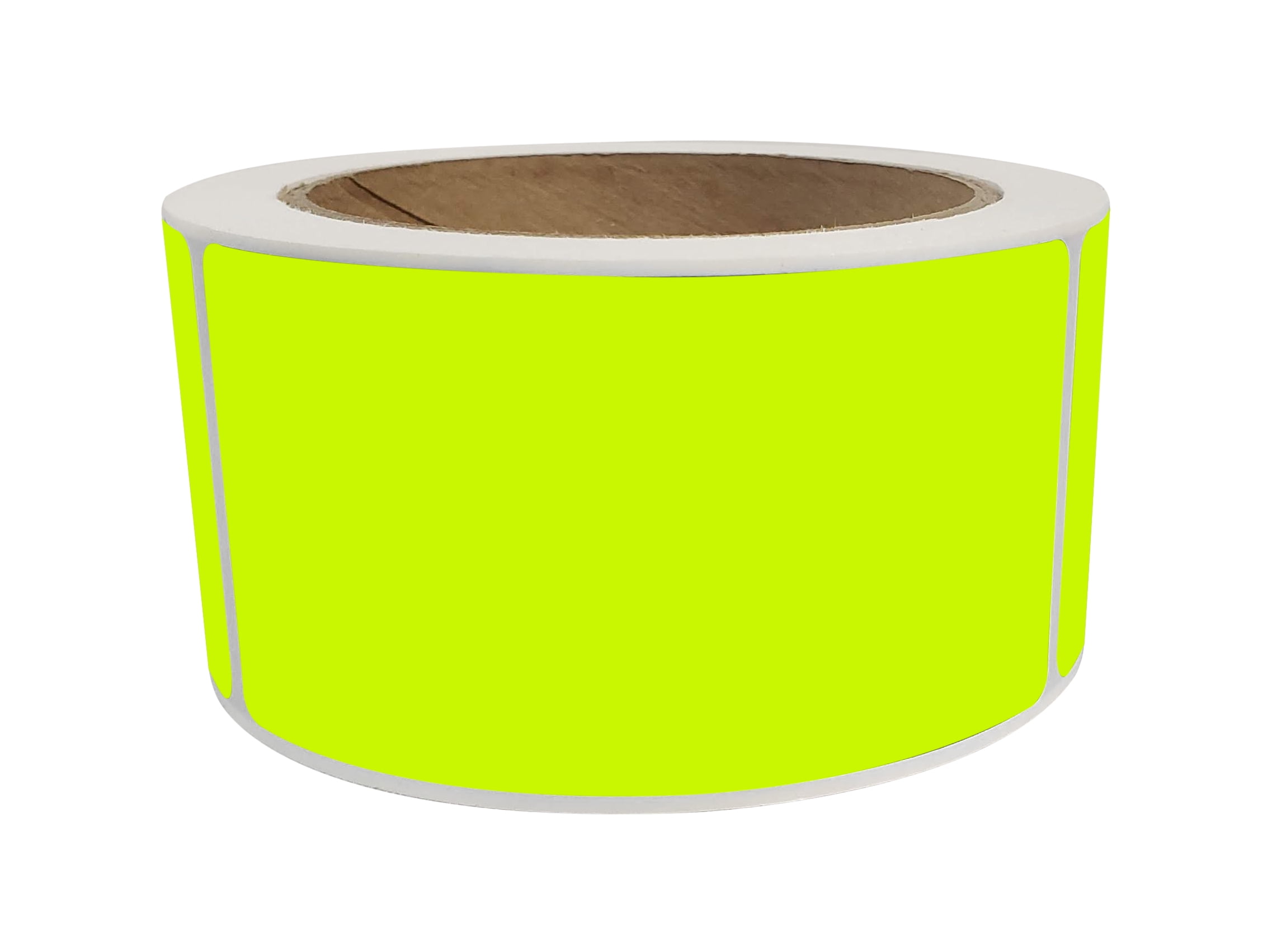 Royal Green Name Tag Labels Moving Stickers Rectangles in Neon Yellow ...