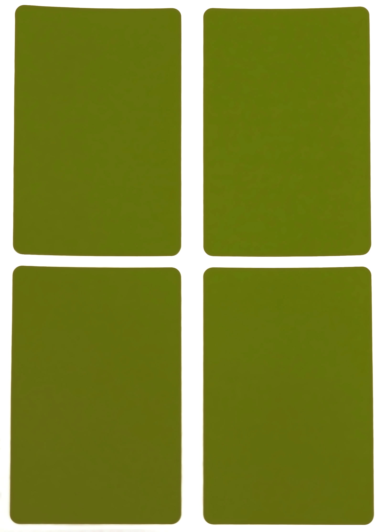 Royal Green Name Tag Sticker Label 3x2 (76mm x 50mm) Large Olive Green ...