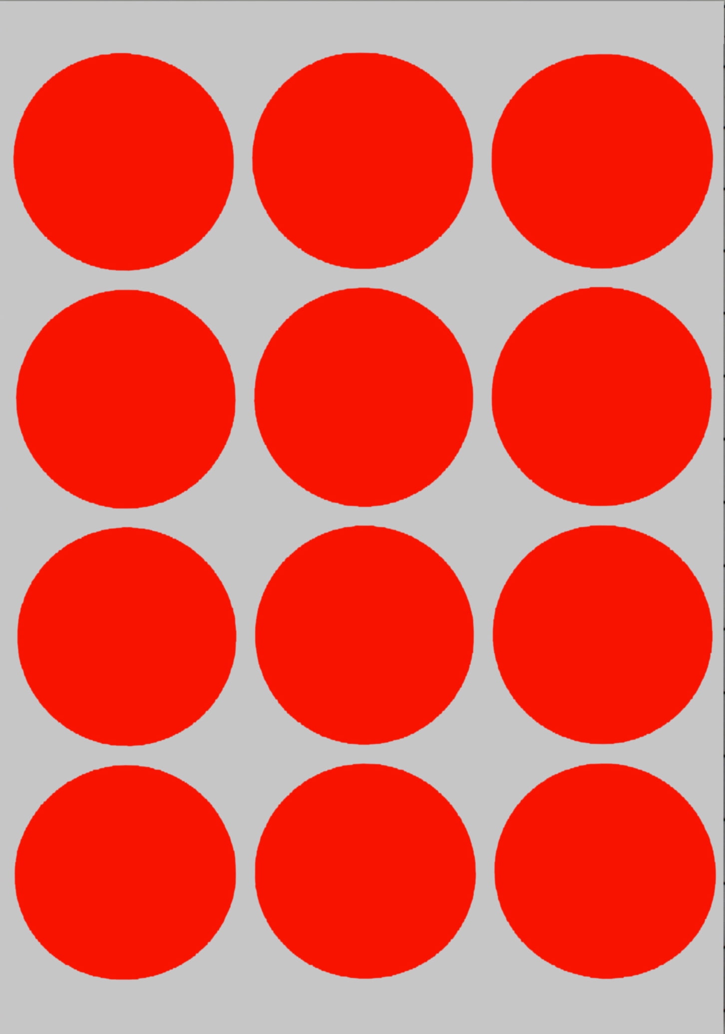 Royal Green Neon Red Colored dots Sticker Perfect for Box Labeling ...