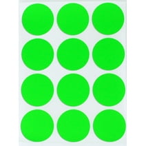 Royal Green Color Code Write On Labels 1.25 inch Dot Stickers for ...