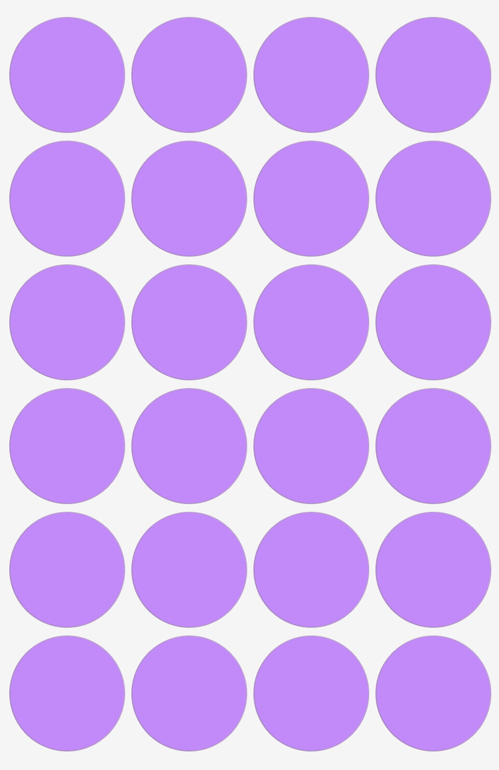 Royal Green Pastel Purple Dot Stickers 1 inch - Round Envelope Seals ...