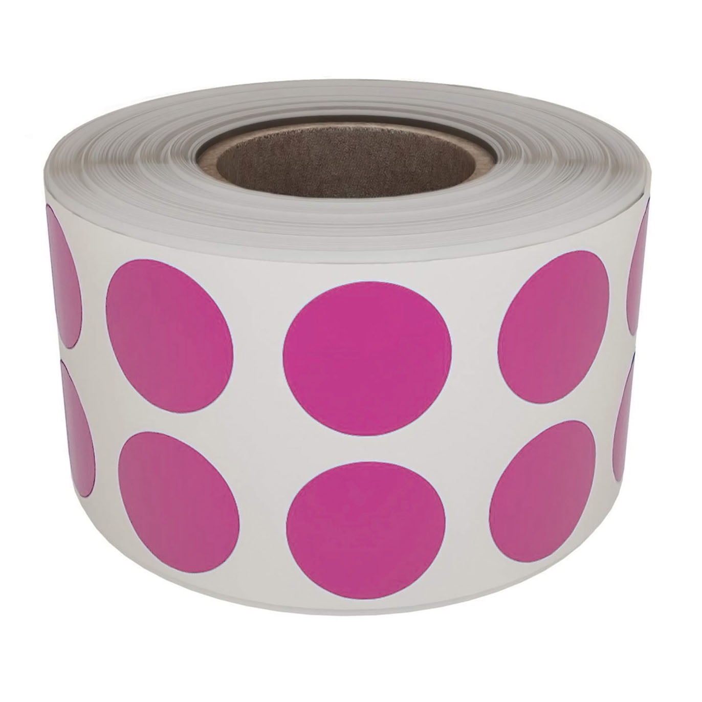 Royal Green Pink Dot Sticker Rolls - Color Coding Labels Adhesive in 0. ...