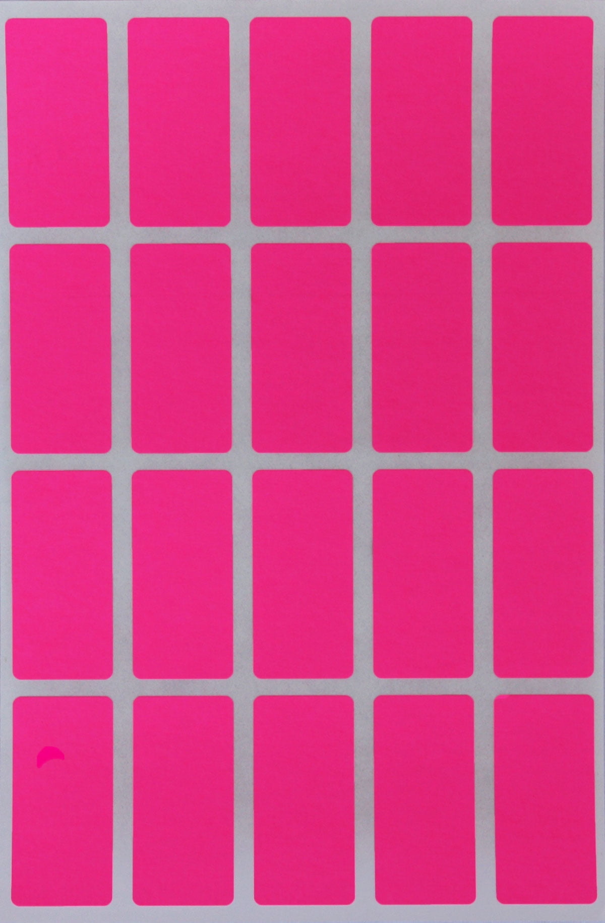 Royal Green Pink Rectangular Small tag Stickers 1.57inch x 0.75 inch ...