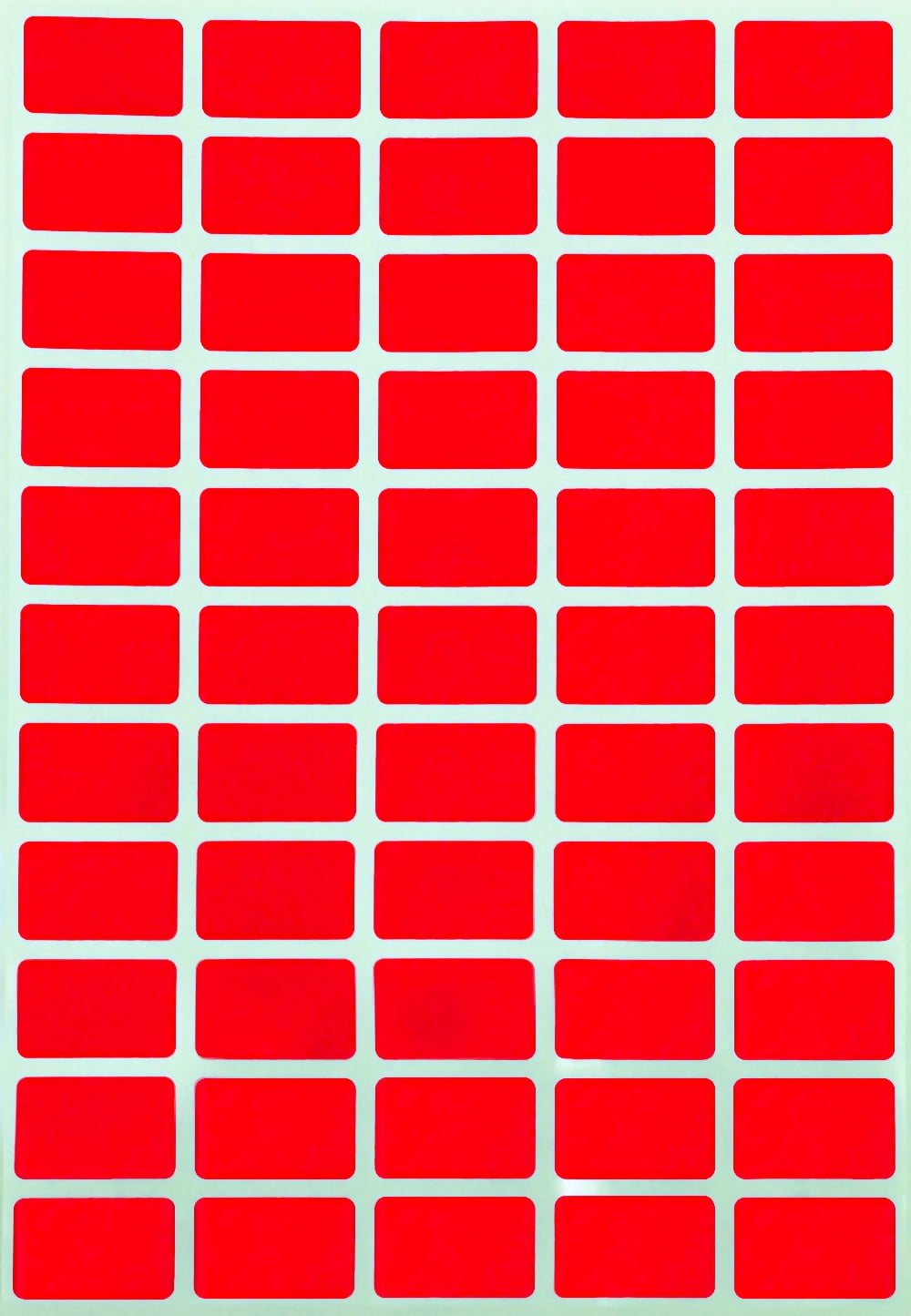 Royal Green Price Tag Stickers 1 inch x 5/8 inch Rectangular Removable ...