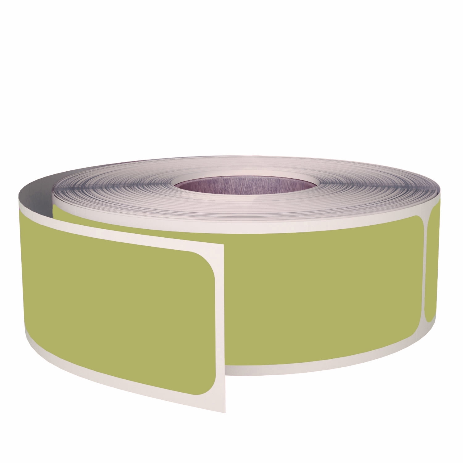Royal Green Rectangle Label Stickers 3 x 1 inch (7.5cm x 2.5cm) Olive ...
