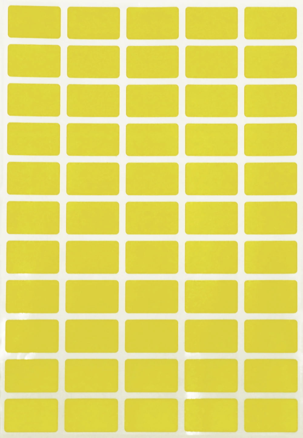 Royal Green Rectangle Removable Stickers 1 inch x 5/8 inch - Small ...