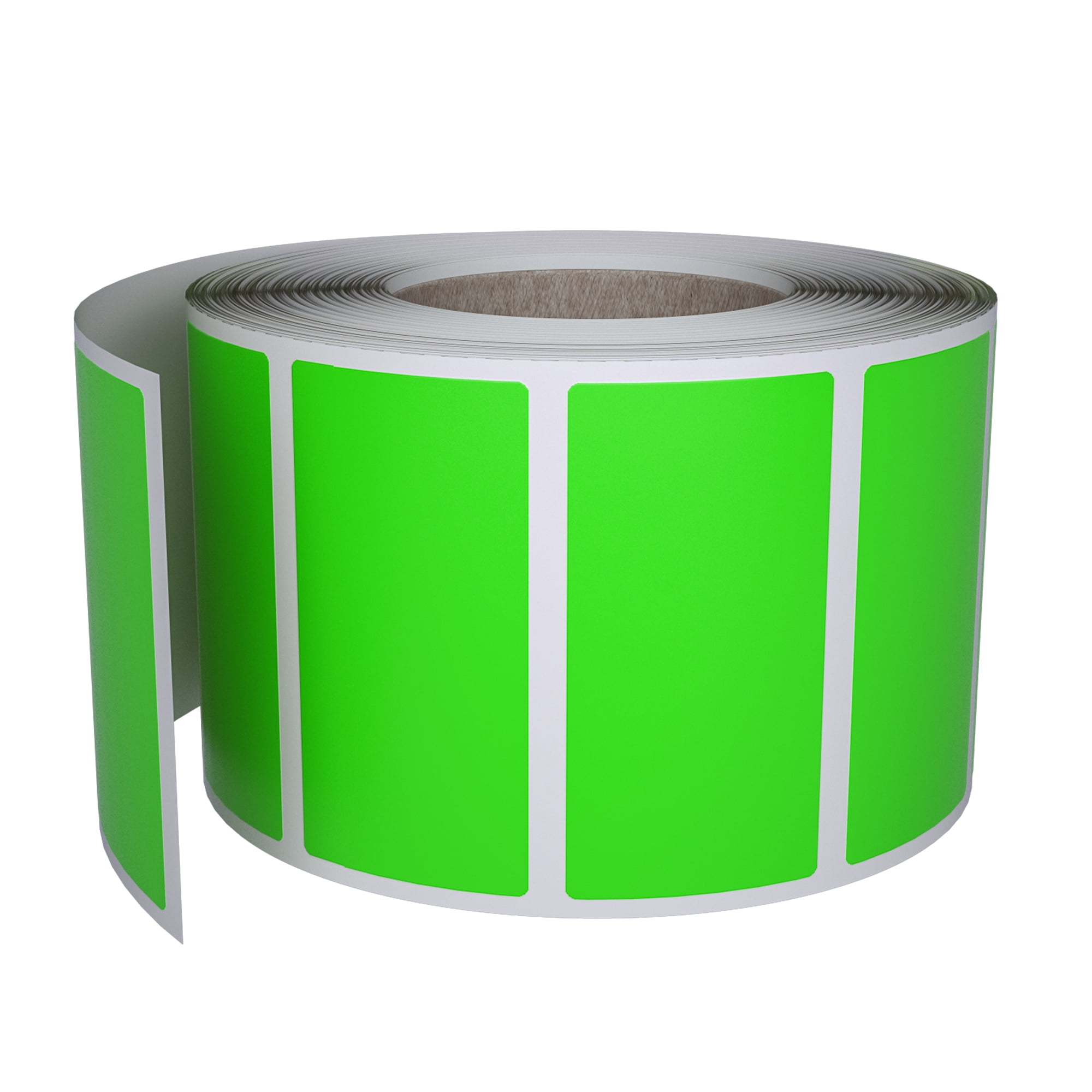 Royal Green Rectangular Color Coding Stickers Roll Labels 1.57" x 0.75 ...