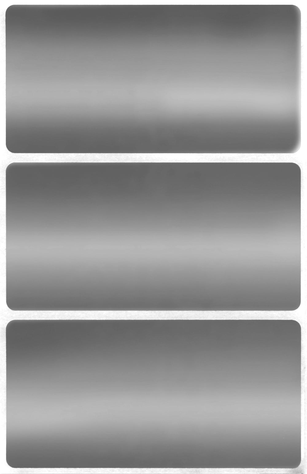 Royal Green Rectangular Metallic Color Coding Stickers Name Tag Labels ...