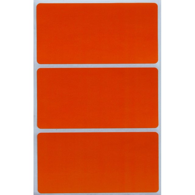 Royal Green Rectangular Name Tag Stickers Color-Coding Labels, 4" x 2 ...