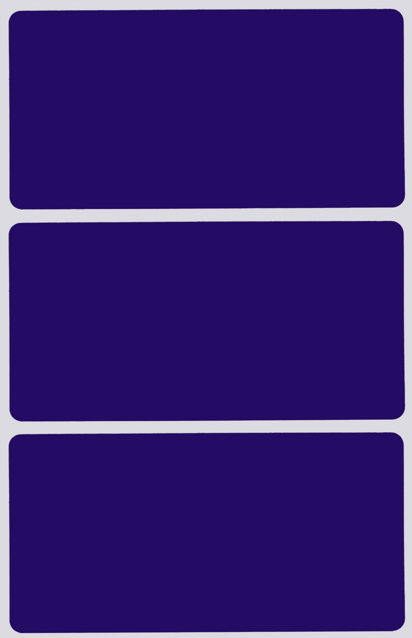 Royal Green Rectangular Name Tag Stickers Color-Coding Labels, 4" x 2 ...