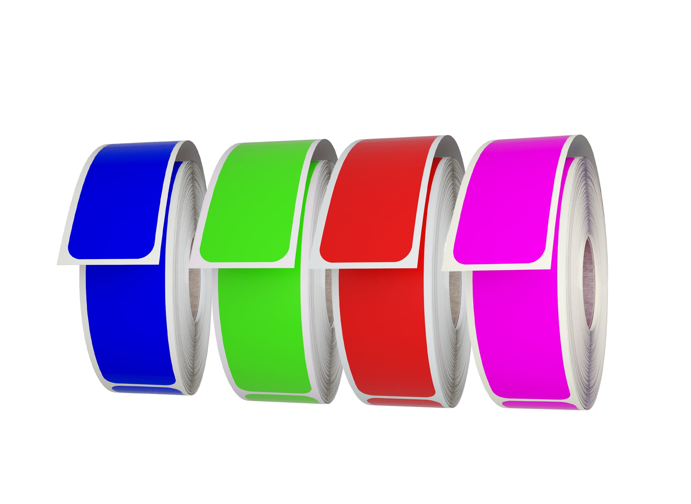 Royal Green Rectangular Sticker Labels 3x1 (75mm x 25mm) Color-Coding ...