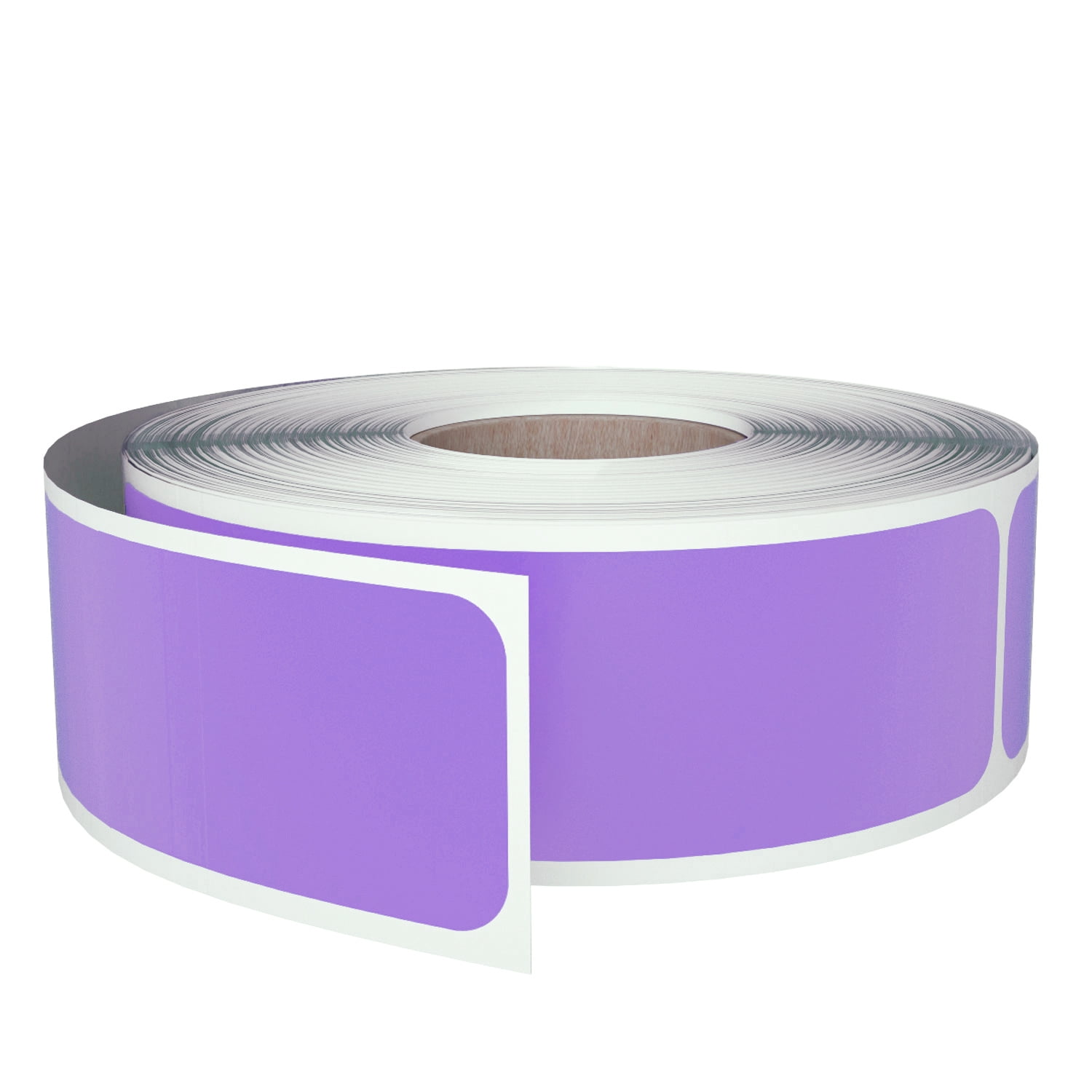 Royal Green Rectangular Sticker Labels 3x1 (75mm x 25mm) Pastel Purple ...